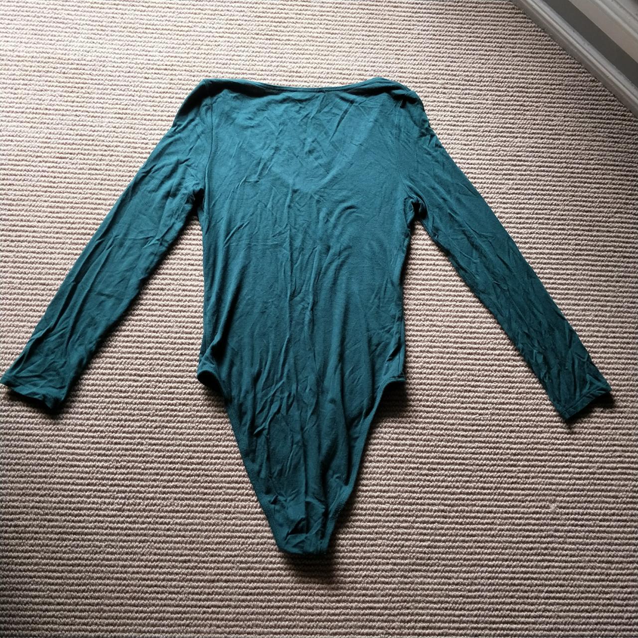 Green/Blue/Turquoise New Look bodysuit Super soft... - Depop