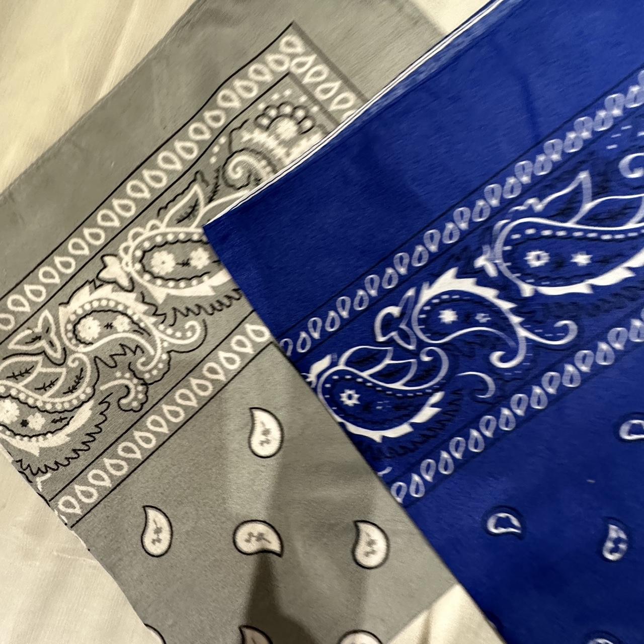 trio pack bandana bundle 3 colours of cotton... - Depop