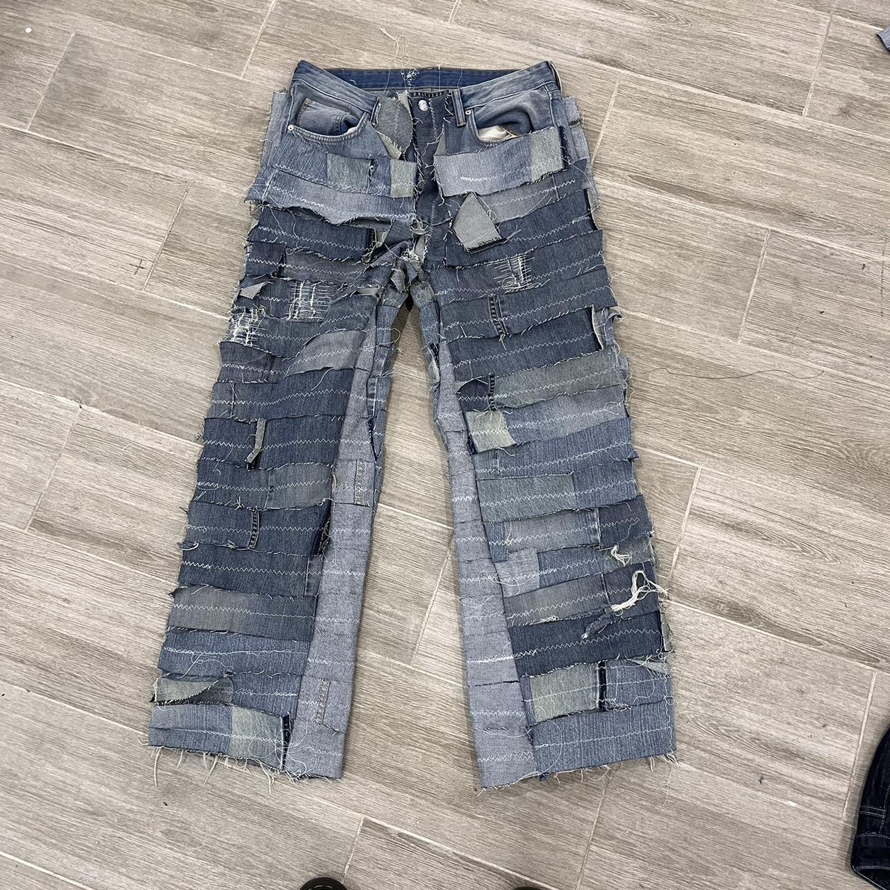 Mummy pants reworked jeans made by me - Depop