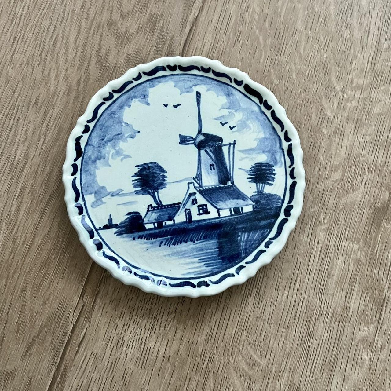 Vintage 1940’s Royal Delft Blue OUD Mark Windmill... - Depop
