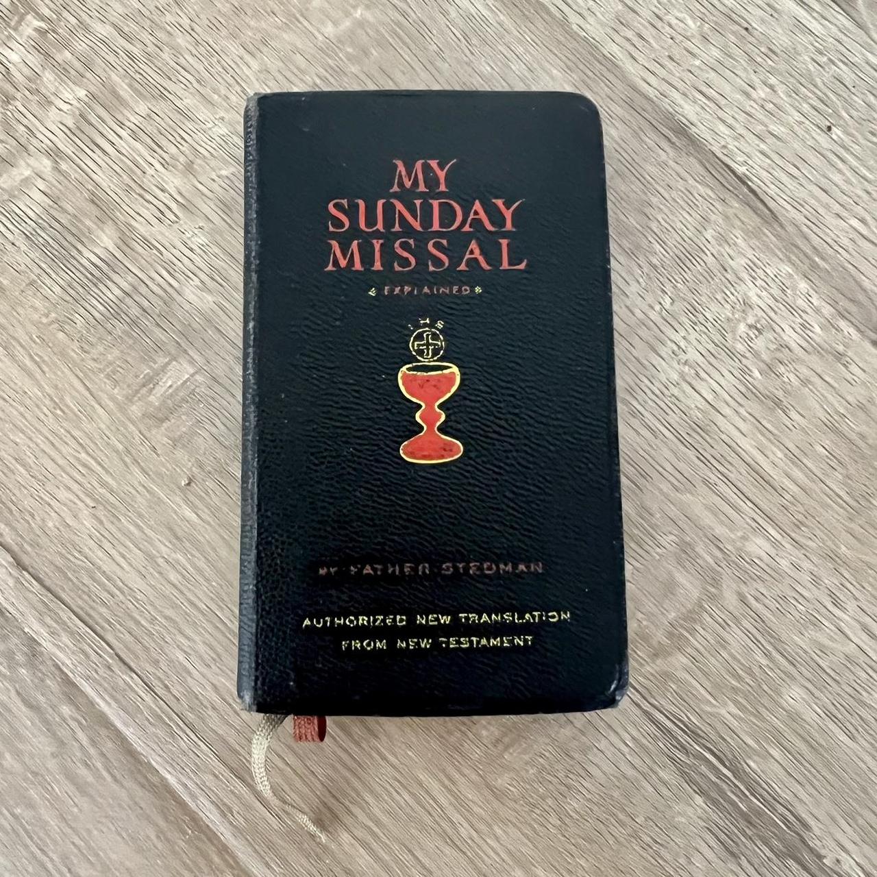 Vintage 1942 My Sunday Missal by Father Stedman... - Depop