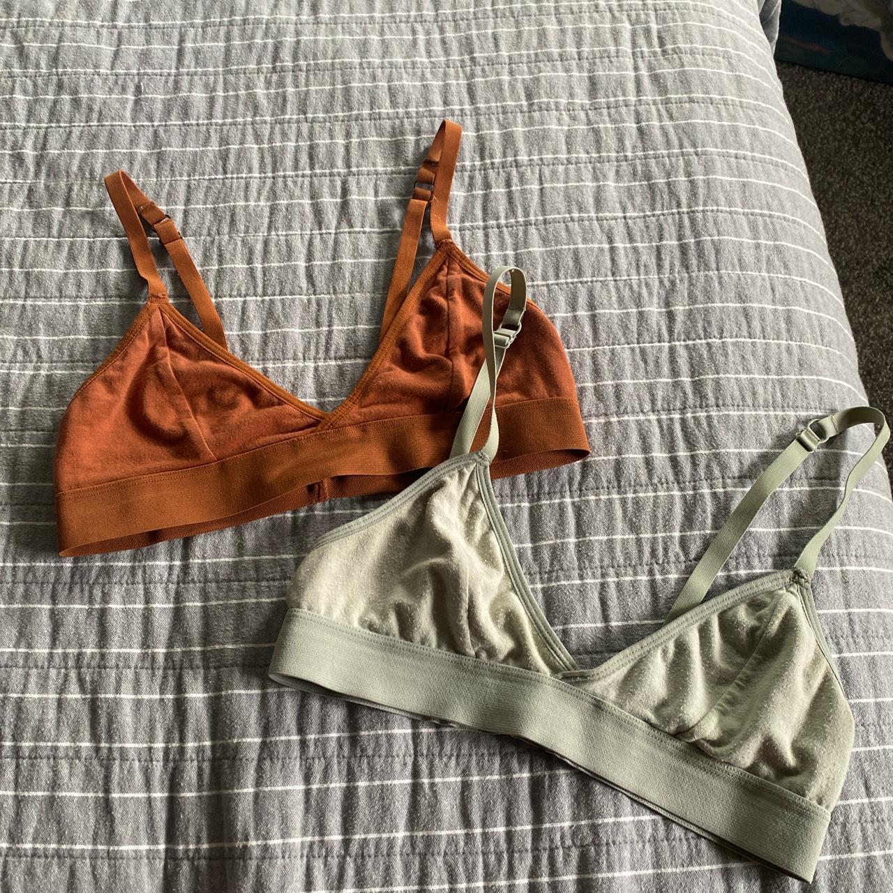 Richer Poorer cotton bralettes! Selling together... - Depop