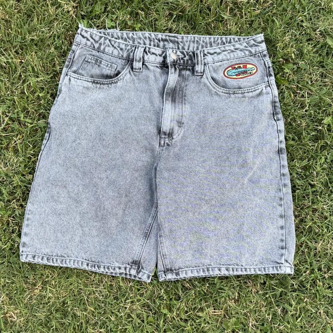 ⭐️Worble Baggy Gray Jorts⭐️ size 32 inseam 9in dm w... - Depop