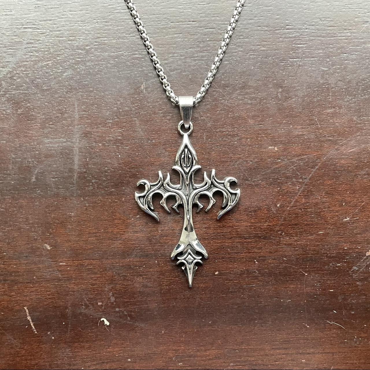 cyber sigilist emo cross chain DM BEFORE... - Depop