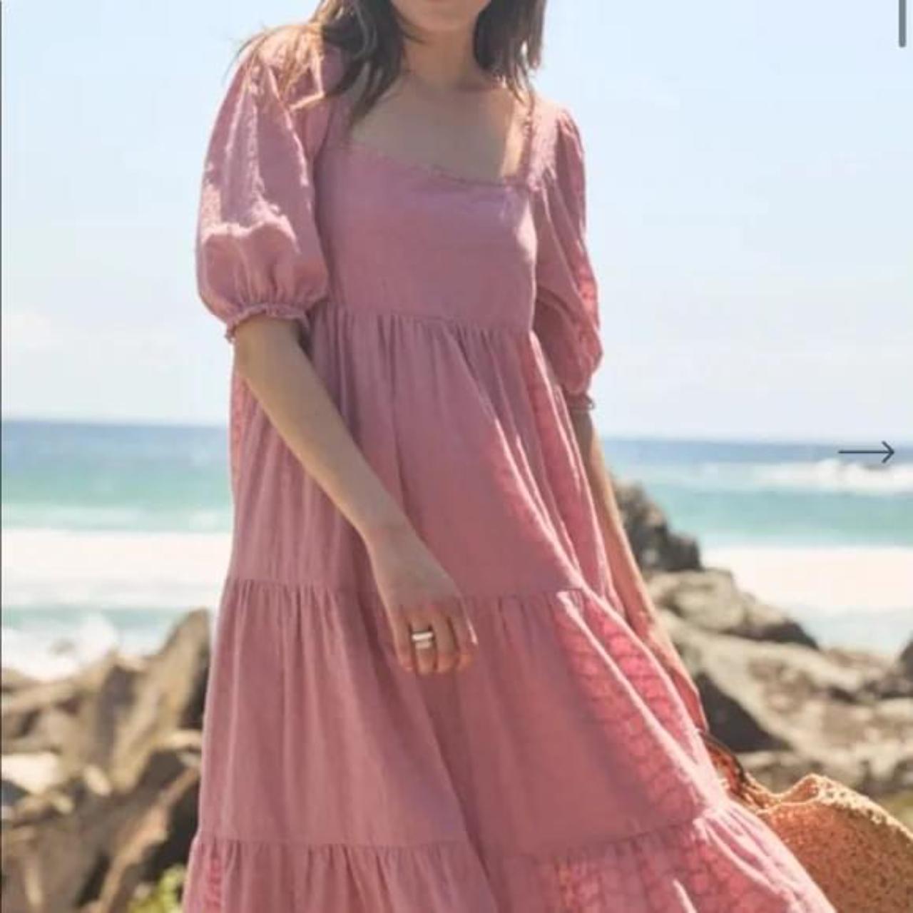 Auguste Joan Midi Dress Size S Excellent... - Depop