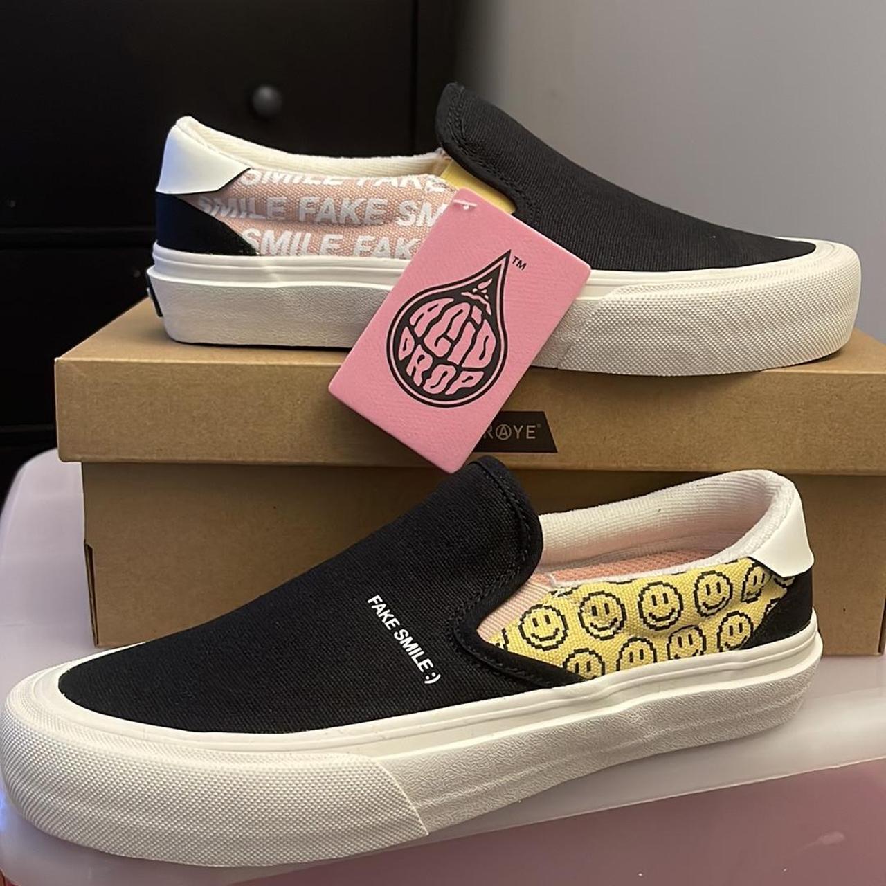 Straye Fake Smile😃 skateboard sneakers - Depop