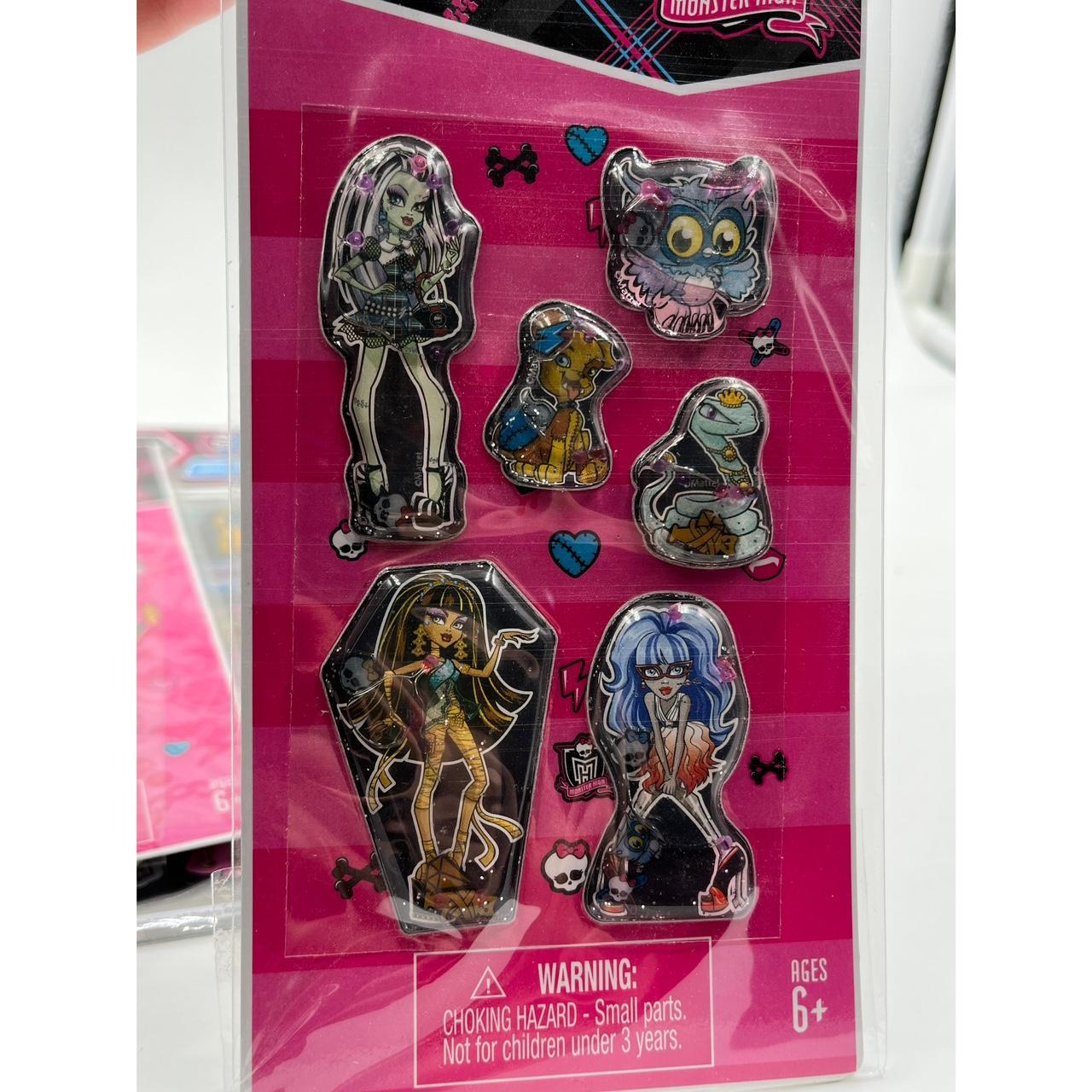 There are four packs of Monster High stickers: three... - Depop