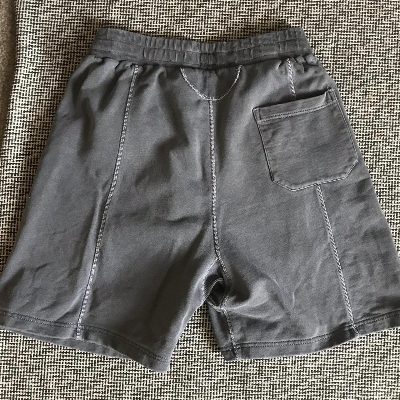 cole buxton warm up shorts size XL washed grey... - Depop