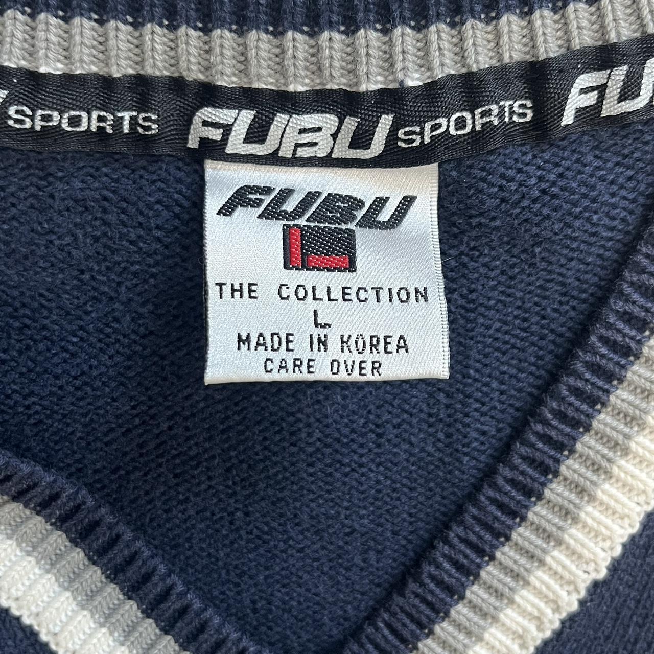 Vintage FUBU Cable Knit Sweater Vest Perfect... - Depop