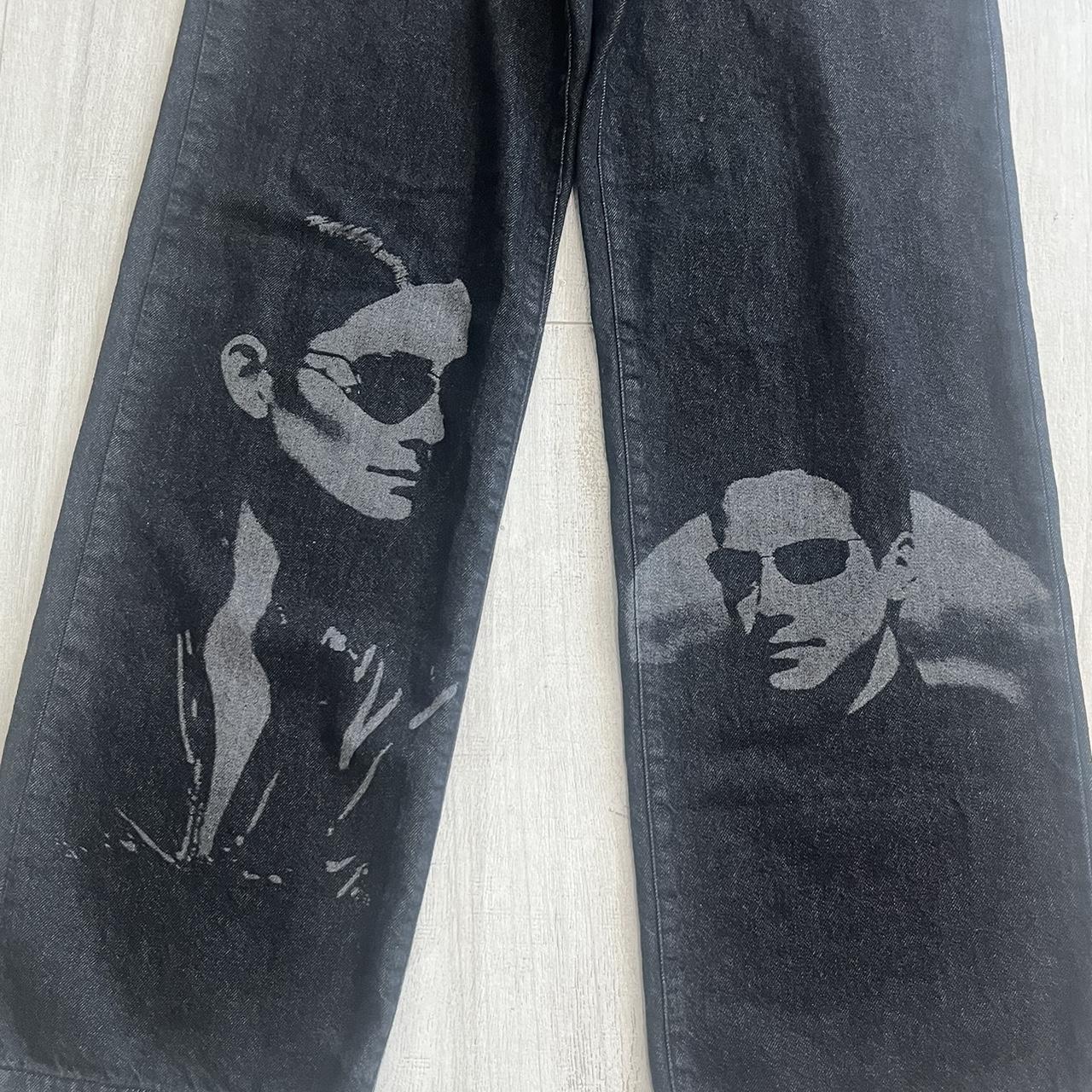 Jaded London Matrix Baggy Jeans Wide leg loose... - Depop