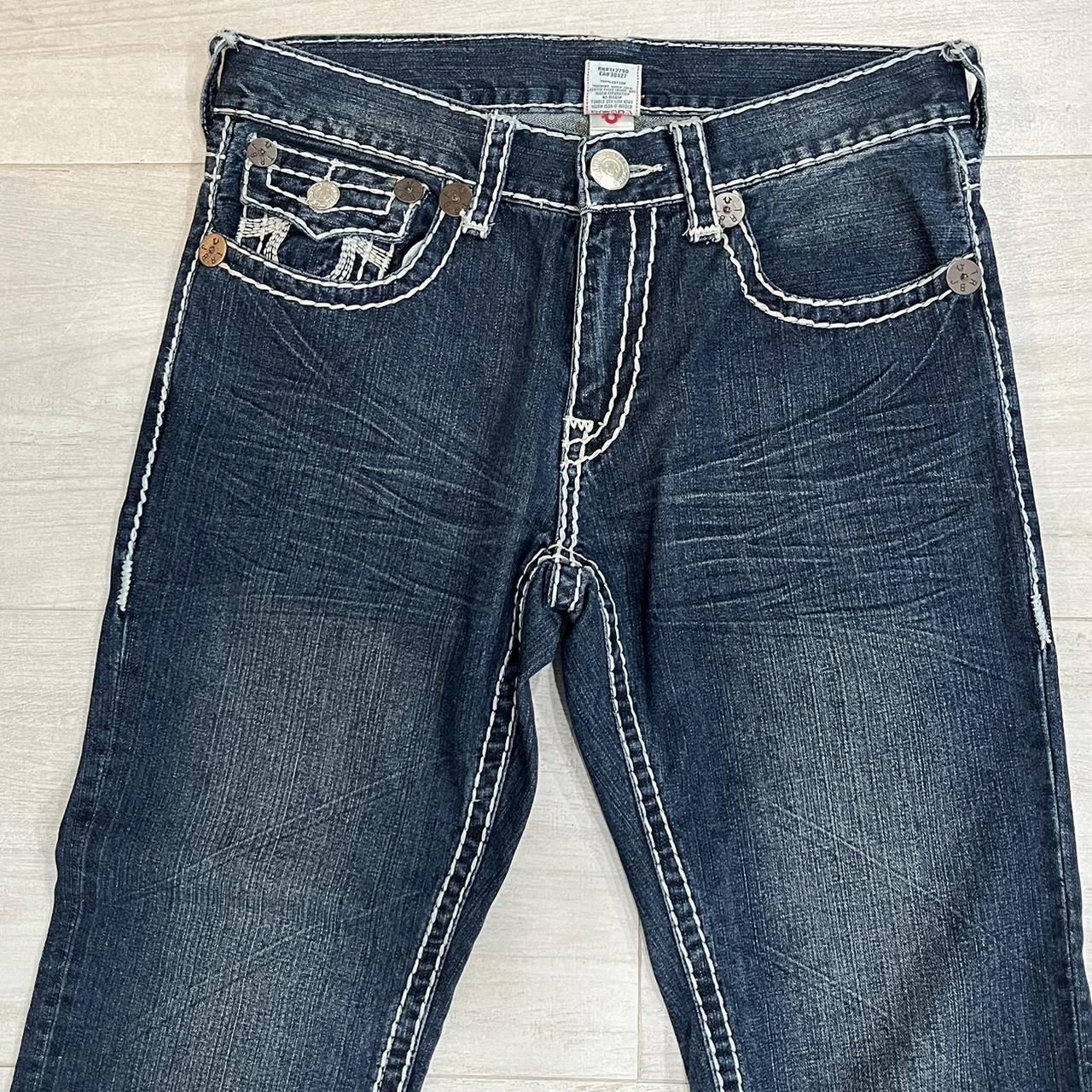 Rare Vintage True Religion Joey Super T Jeans With... - Depop