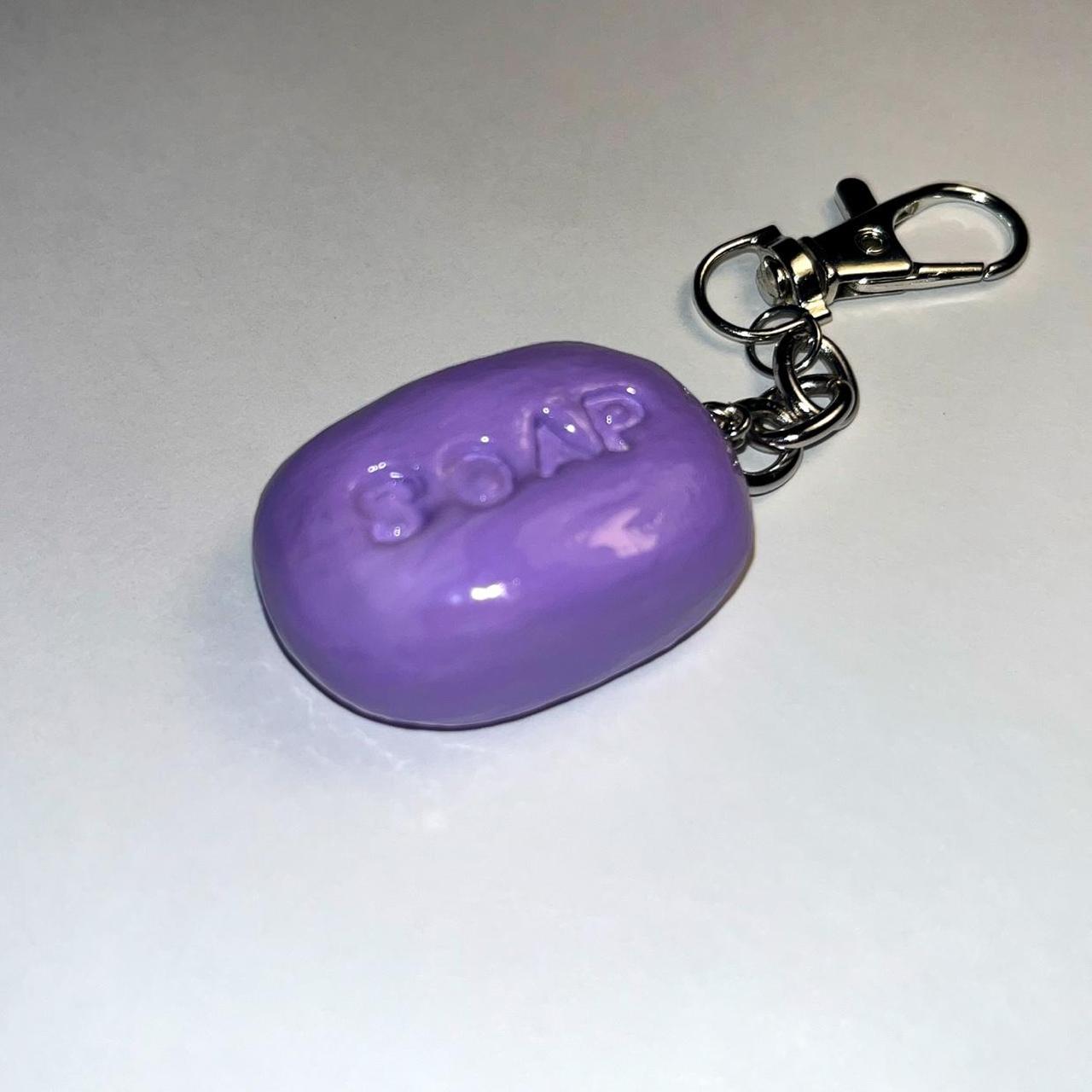 Soap Bar keychain Shade: purple #keychain... - Depop