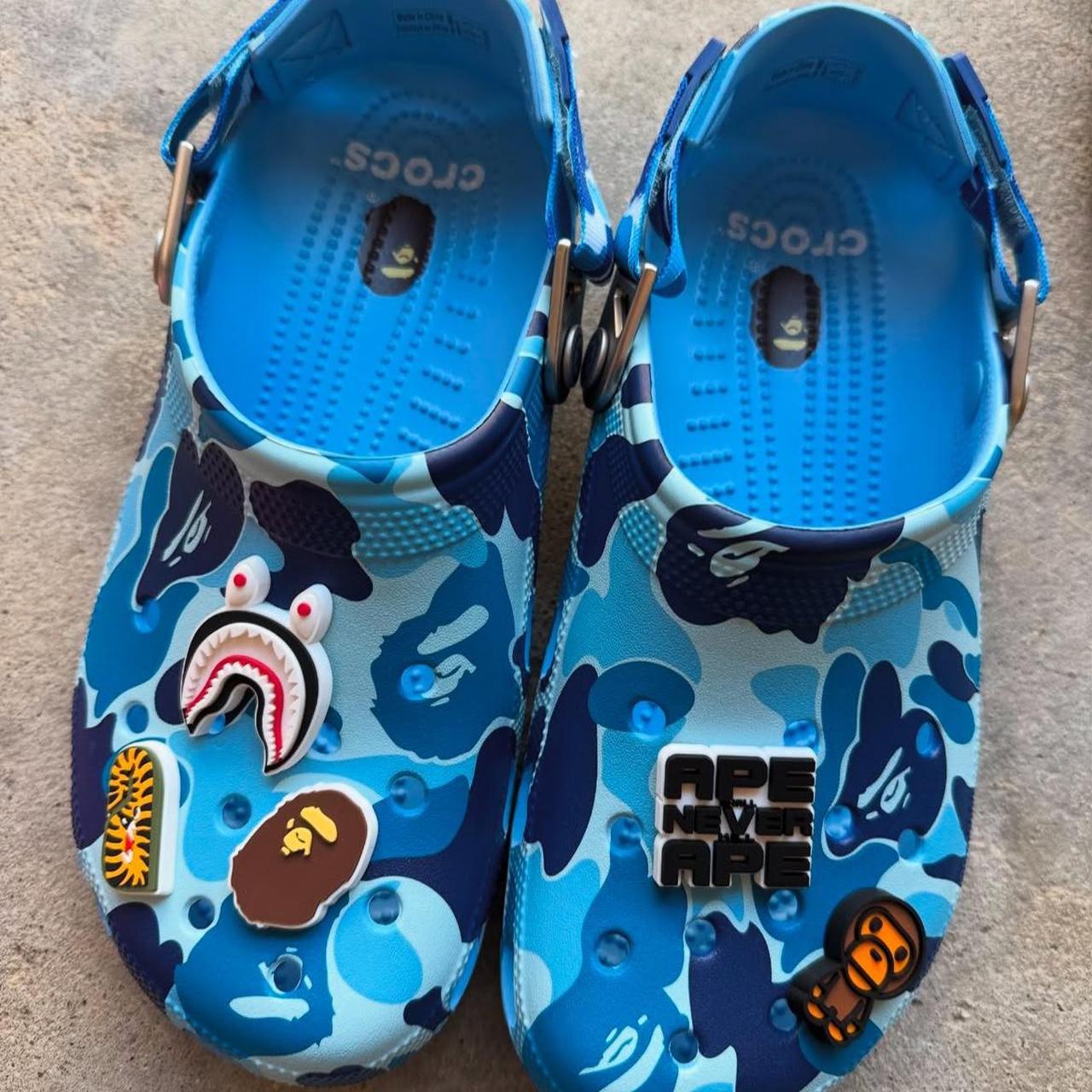 BAPE x Crocs clogs #BAPE #Crocs I have all sizes... | Depop