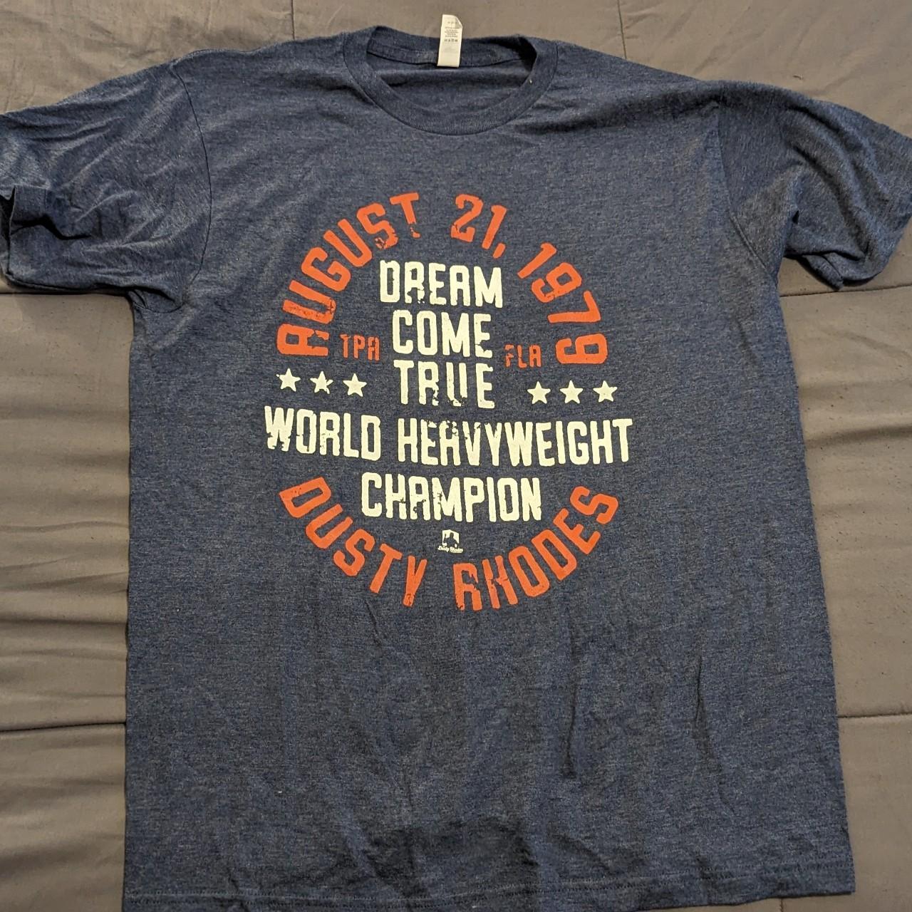 WWF/NWA Superstar Dusty Rhodes shirt. Men's large.... - Depop