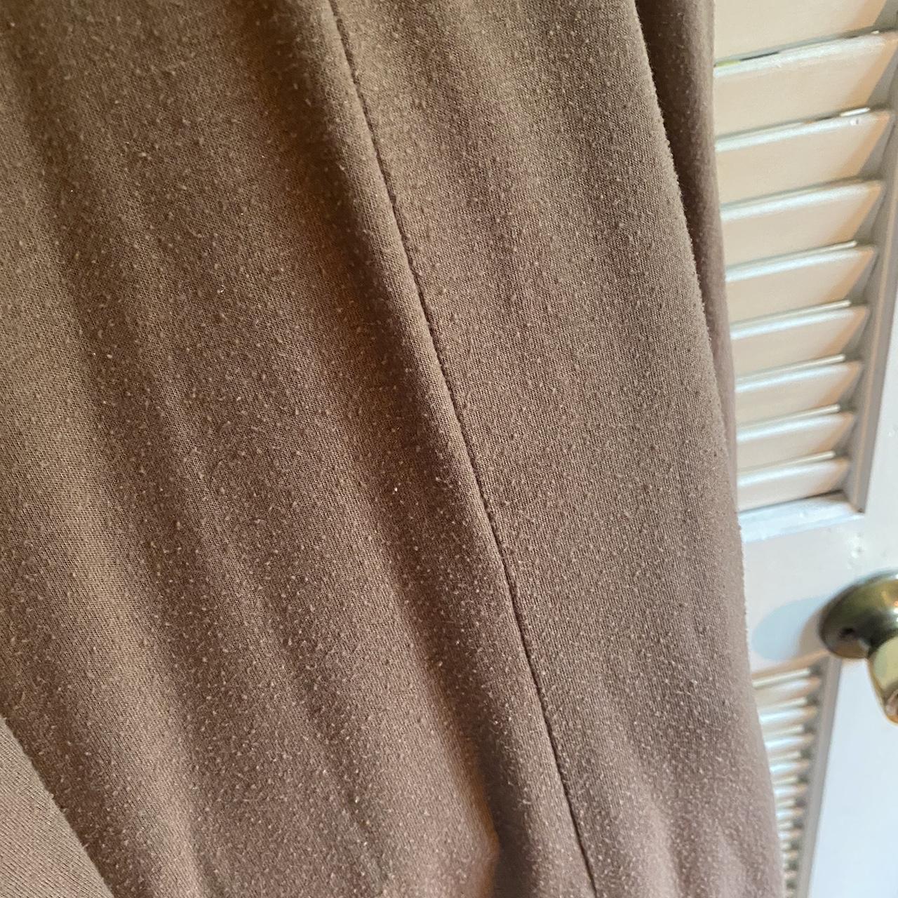 Tan Maxi Dress Comfy material with pockets and... - Depop