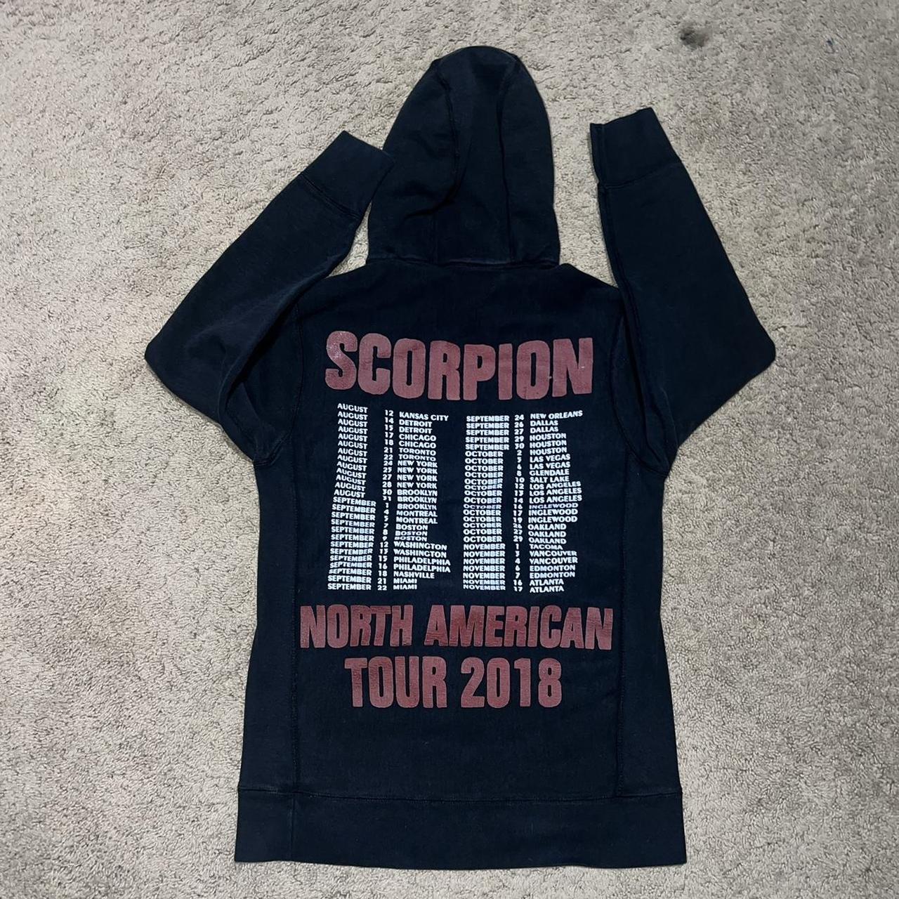 Authentic 2018 Drake Scorpion Tour Hoodie North... - Depop
