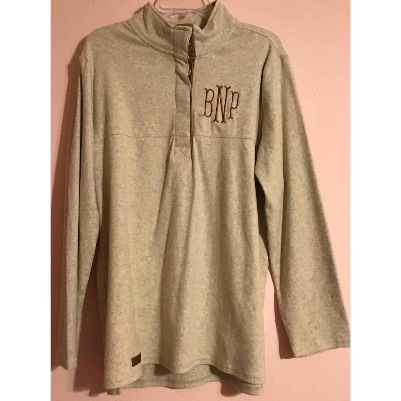 Marleylilly heathered ivory popover top BnP size... - Depop