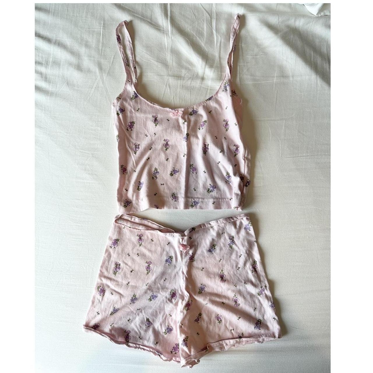 Super cute pj set I bought off of instagram, purple... - Depop
