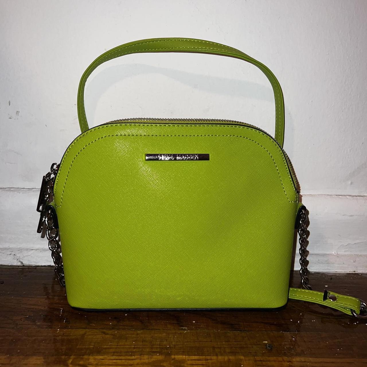 Lime green Steve Madden purse with strap. Basically... - Depop