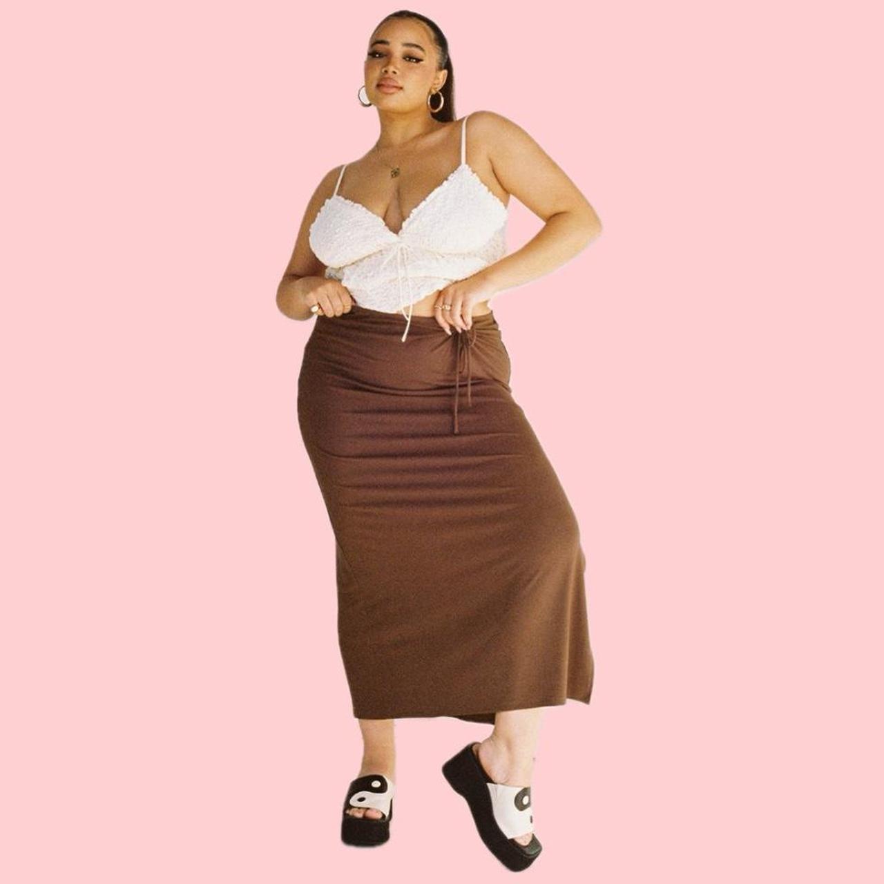 Princess Polly Curve Caroline Midi Skirt AU24 /... - Depop