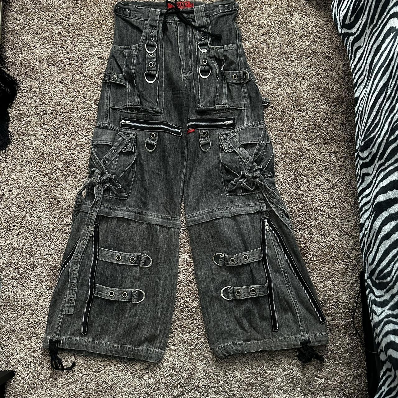 Grey Tripp NYC cargo pants with adjustable waist &... | Depop