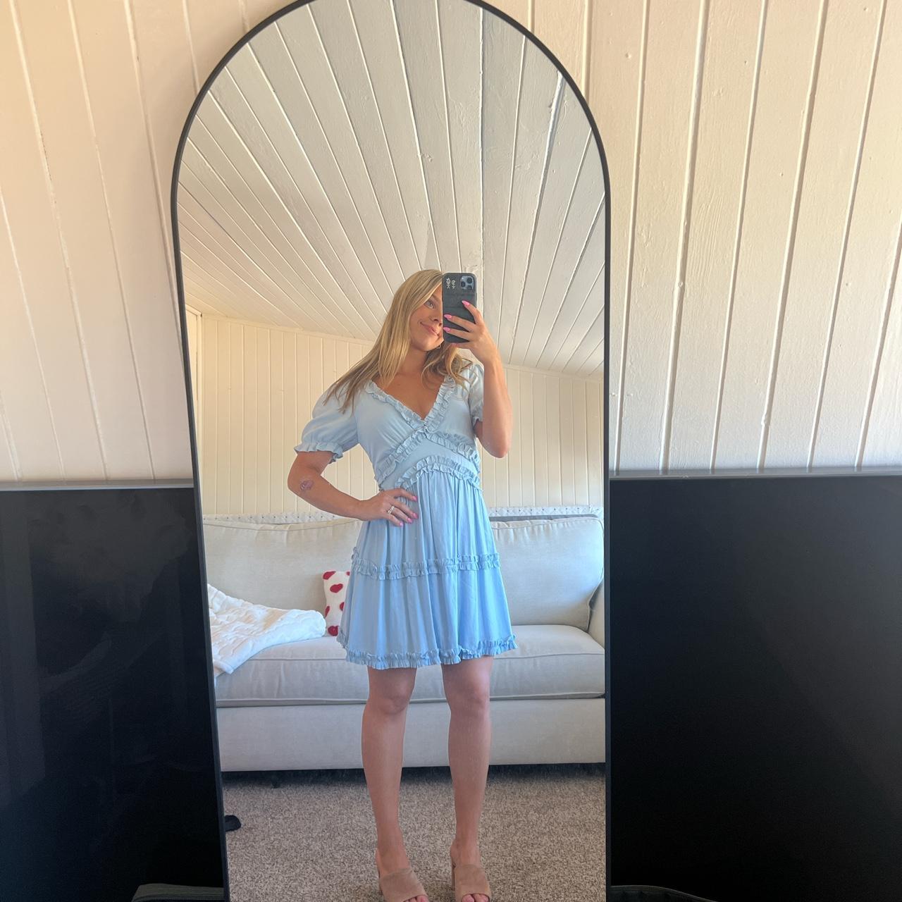 Cutie little blue dress that a friend got me for my... - Depop
