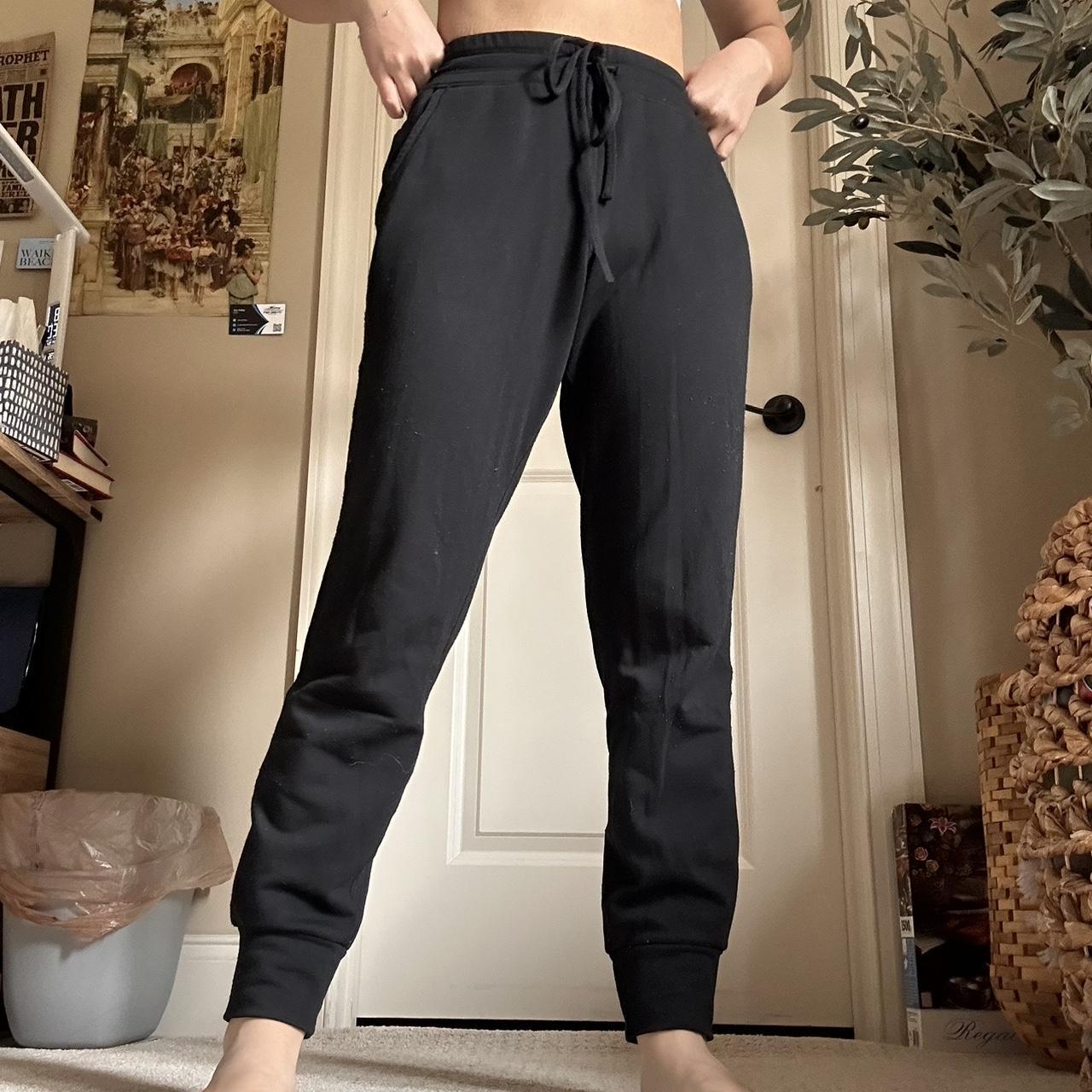 black drawstring sweatpants has pilling all sales... - Depop