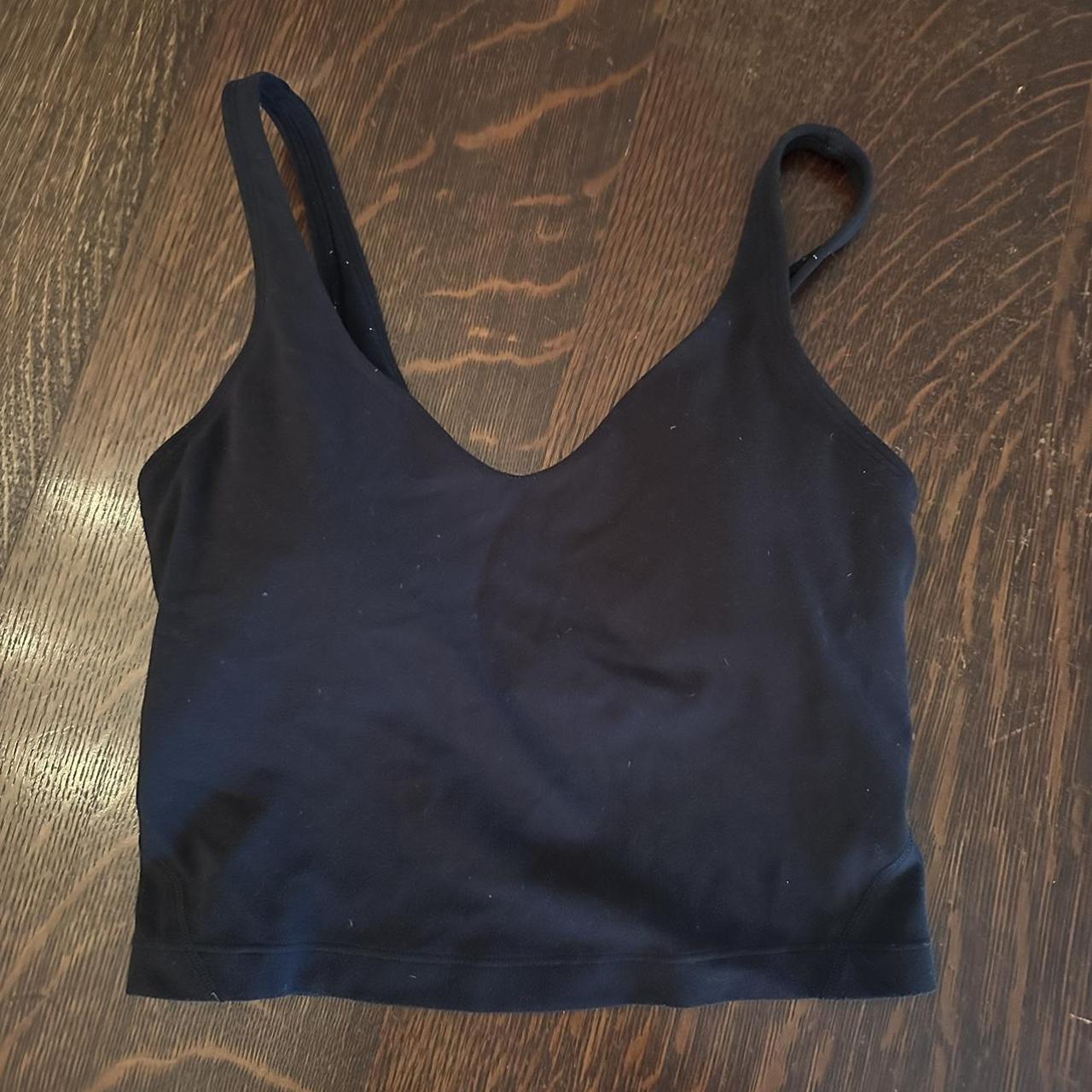 Lululemon black align tank size 2 - Depop