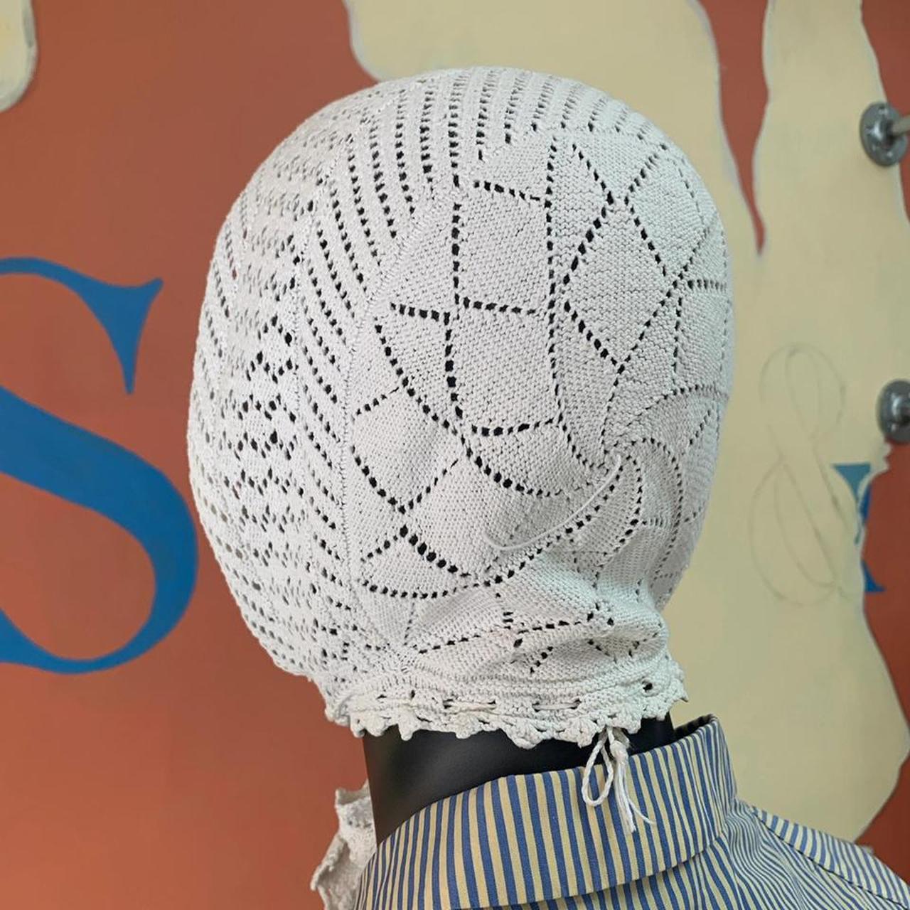 Very lovely Antique 19th century crocheted nightcap... - Depop