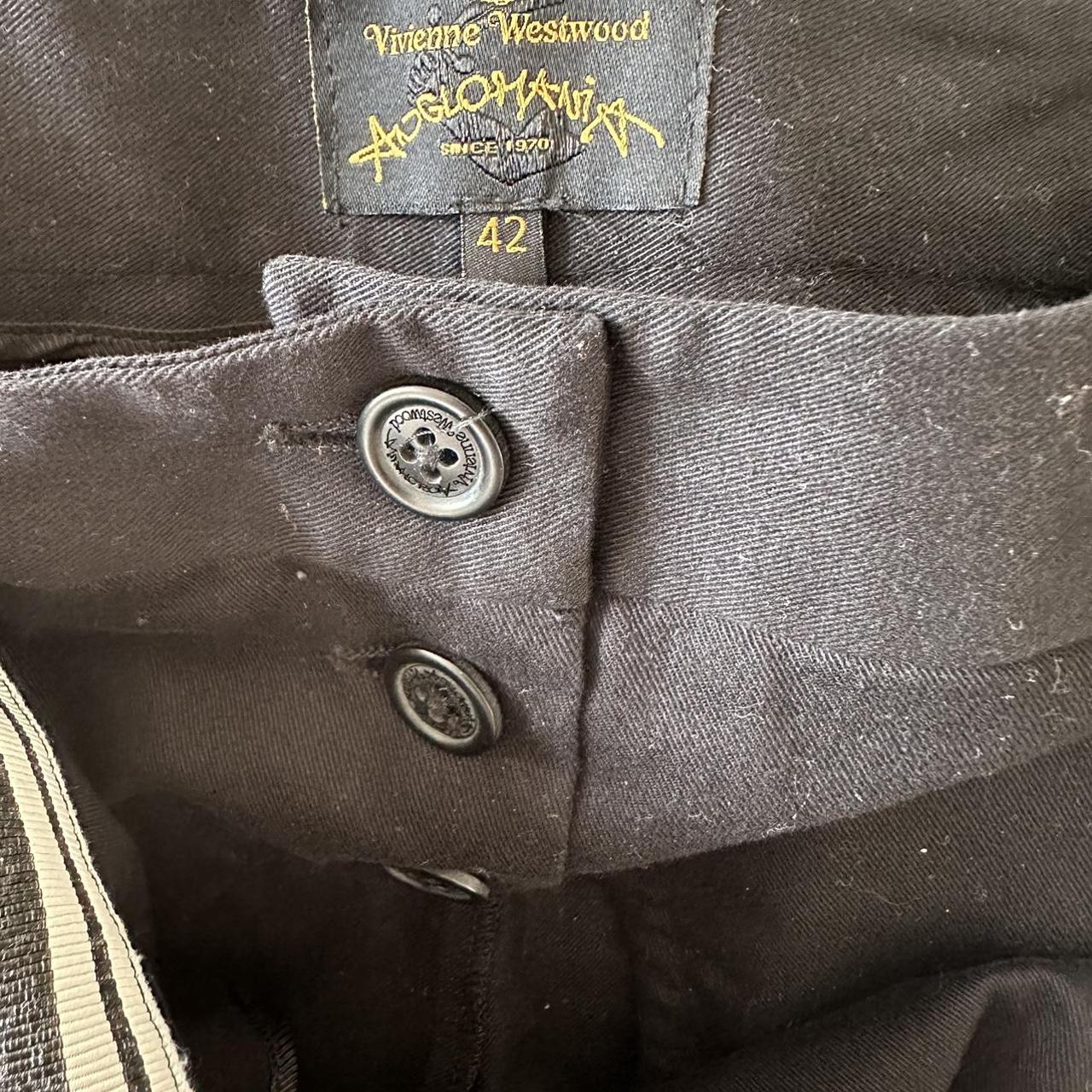 vivienne westwood pirate pants cut off at around the... - Depop