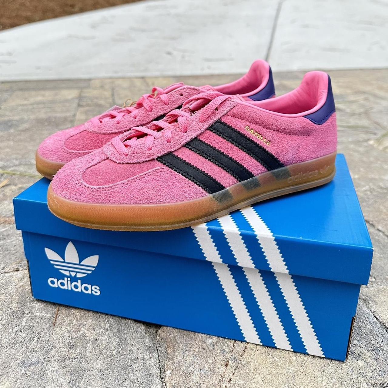 Womens adidas pink samba gazelle 'Bliss Pink... - Depop