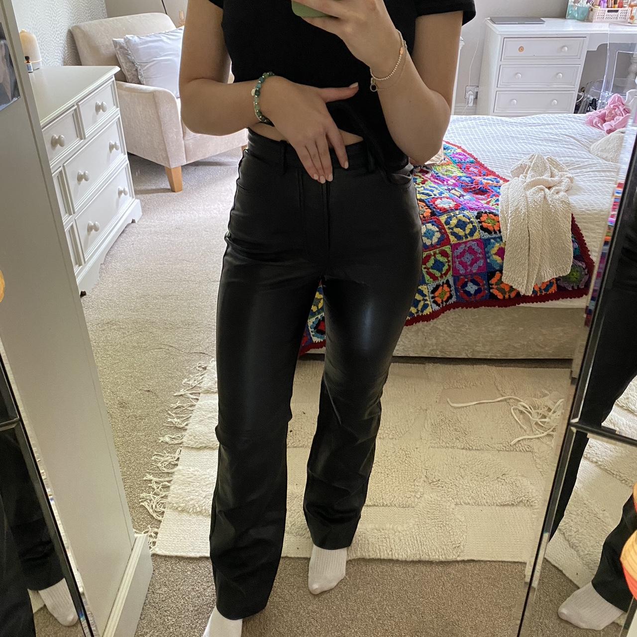 House of CB leather trousers, in great condition!... - Depop
