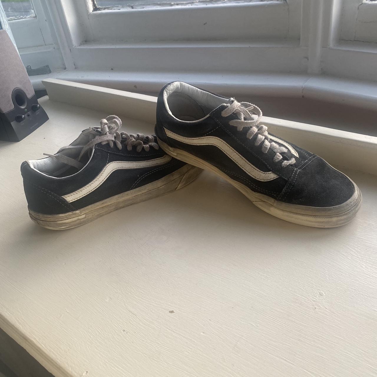 Vans Size 7 The suede is getting hard and the souls... - Depop