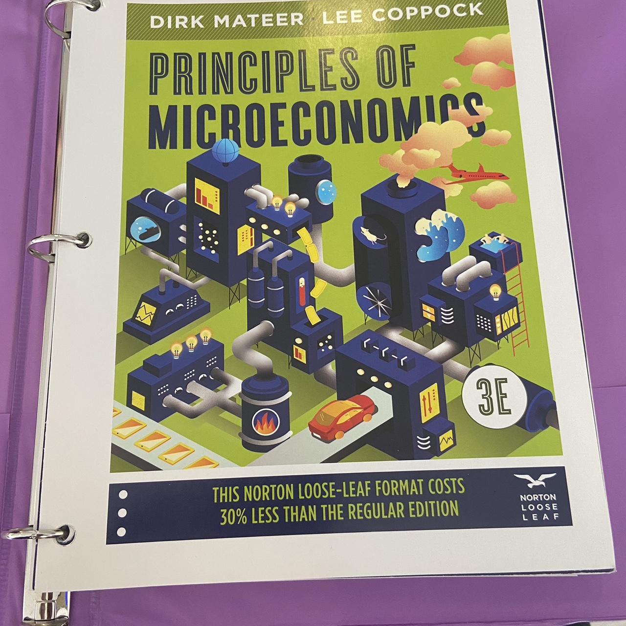 Principles of Microeconomics textbook Selling this... - Depop