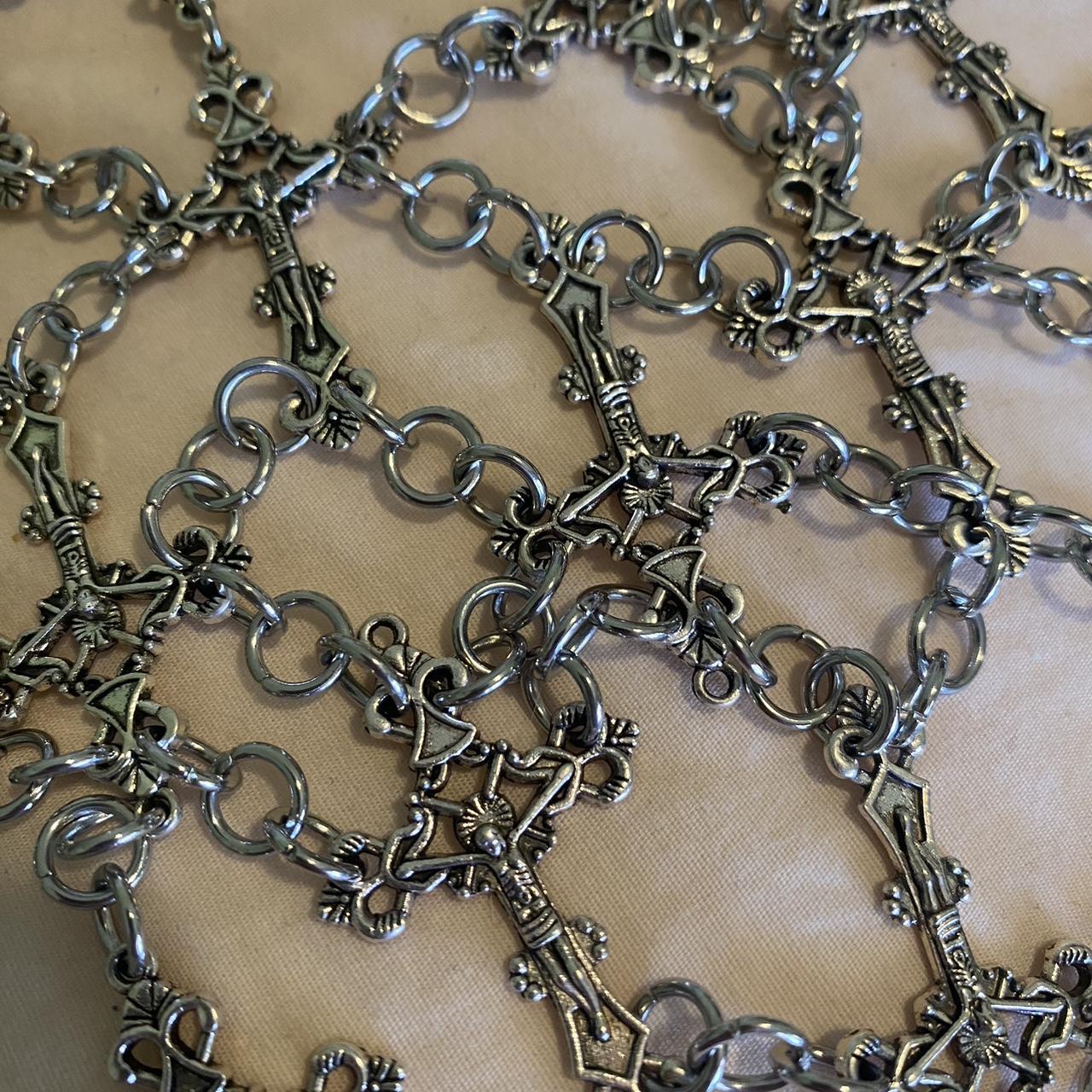 Catholic Guilt chainmail crucifix top! Made for a... - Depop