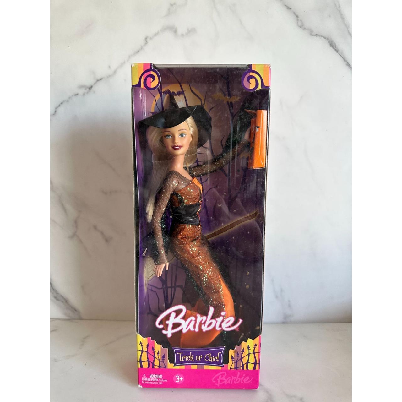 MATTEL Trick or Chic Witch Halloween Barbie Doll NEW... - Depop