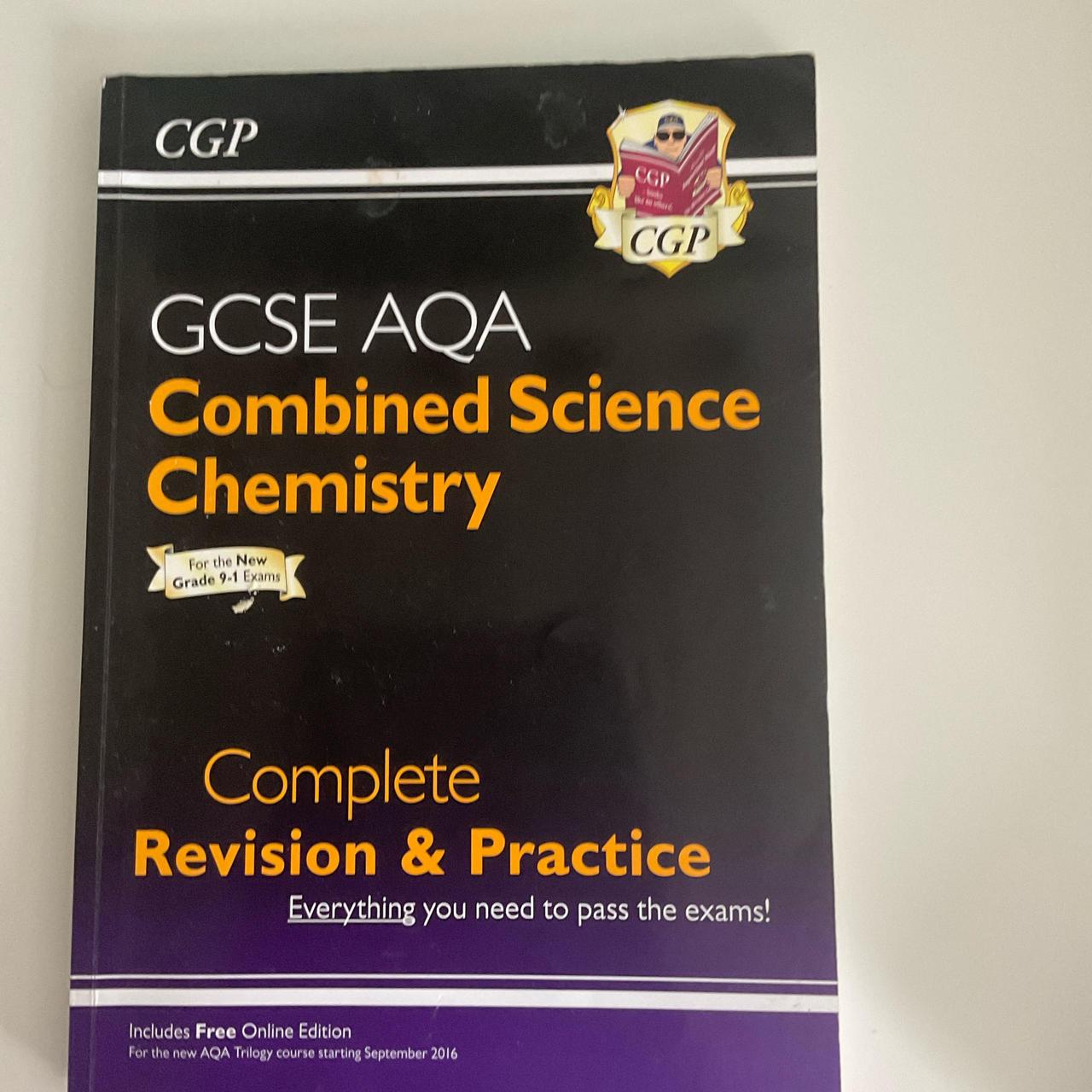 combined science chemistry gcse aqa textbook CGP - Depop