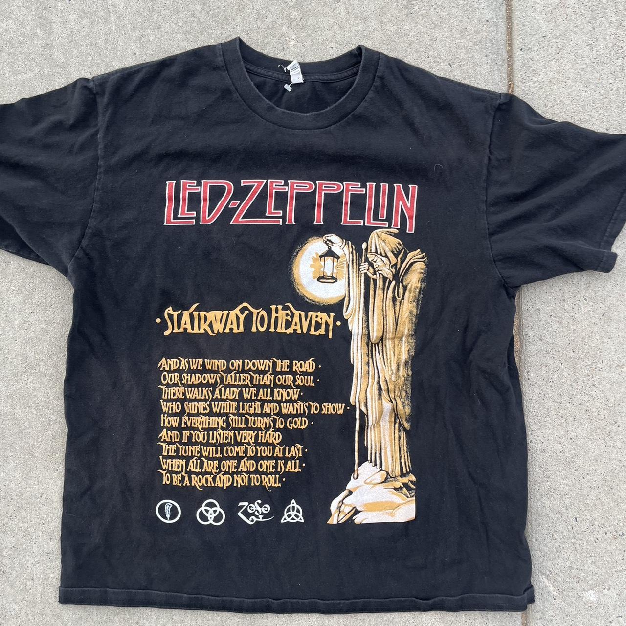 Vintage Led Zeppelin T shirt size L 2-4 ️ #nike - Depop