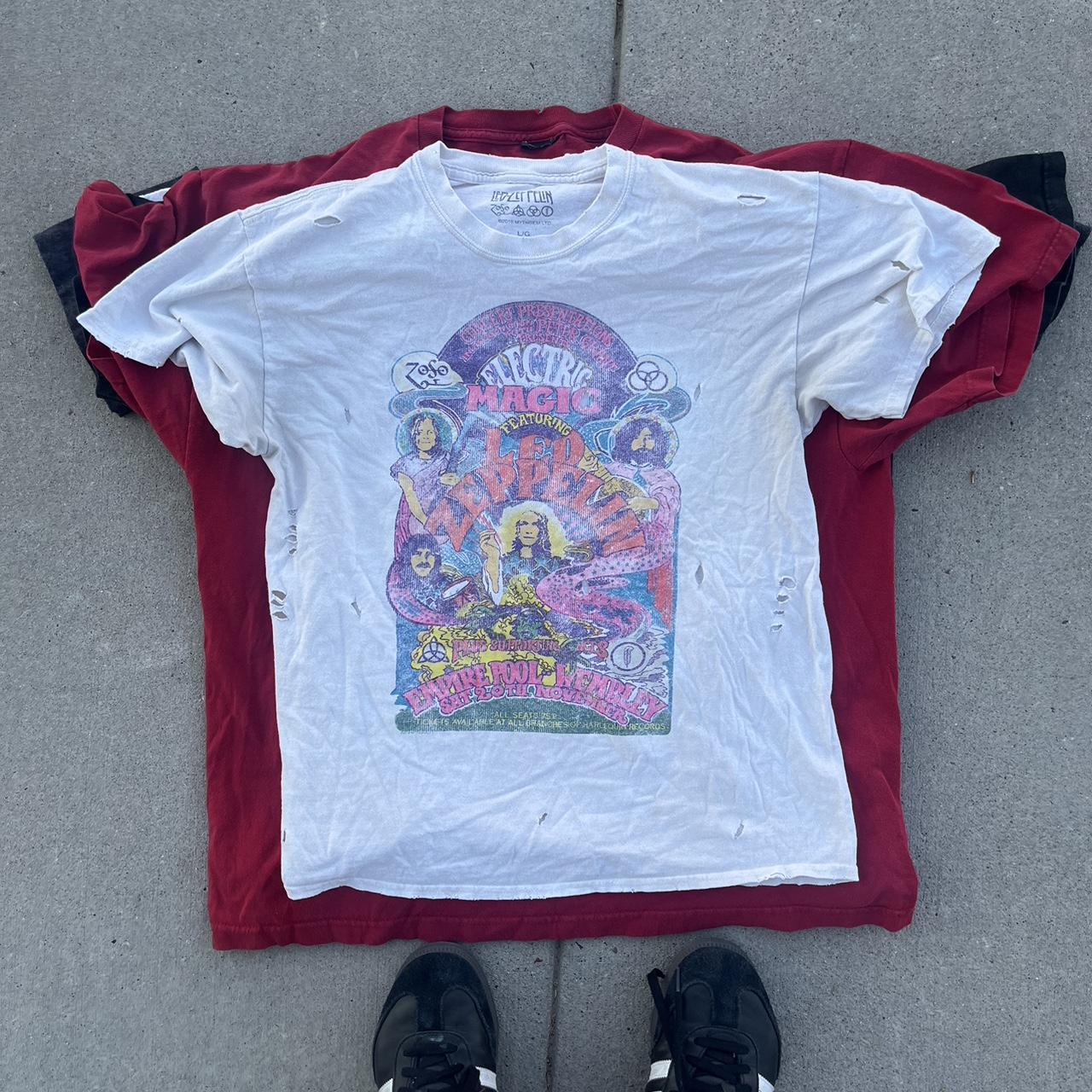 Sick vintage Led Zeppelin T shirt size L #nike - Depop