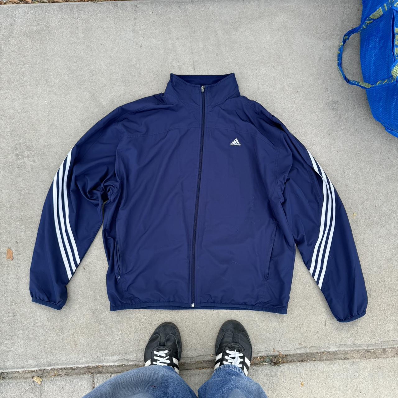 Adidas jacket size XL #adidas - Depop