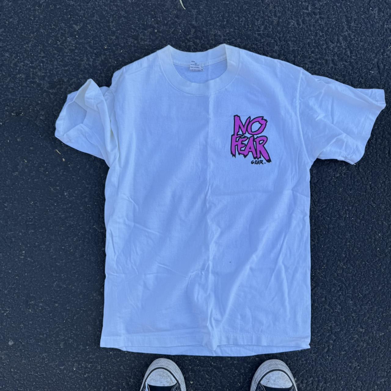 No fear t shirt size Large #nofear Nike skater - Depop