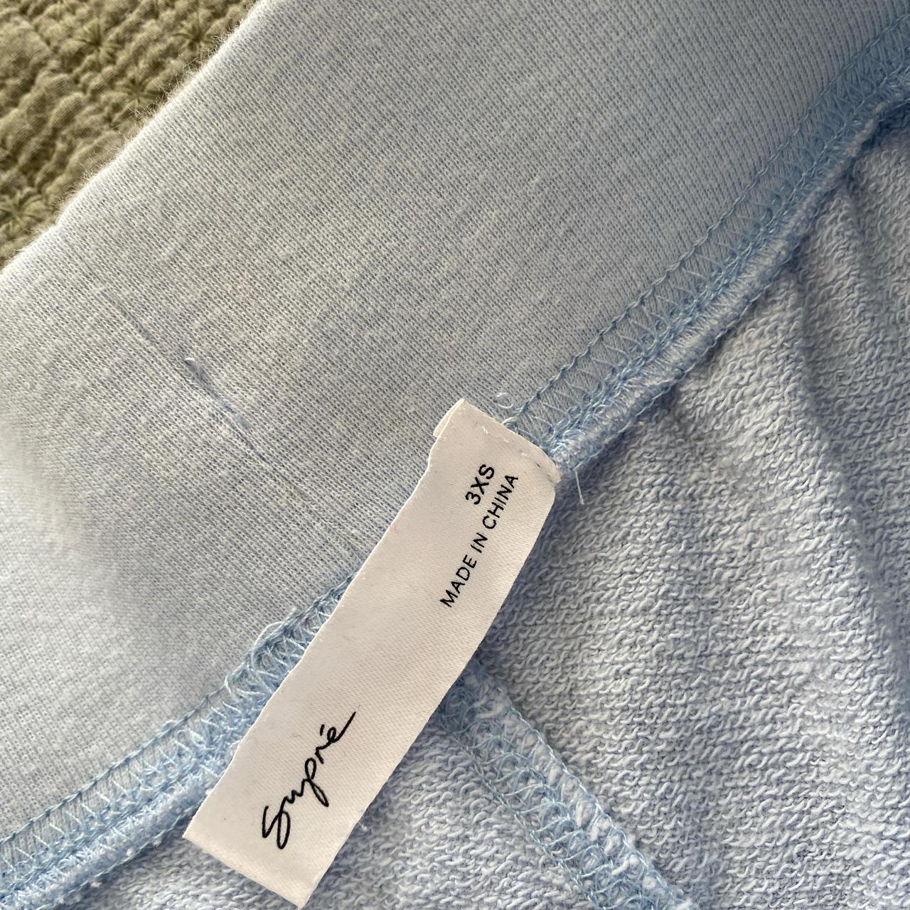 Supre baby blue mini shorts Sent with love 🫶🏽🌺🧚🌸🫶🏽 No... | Depop