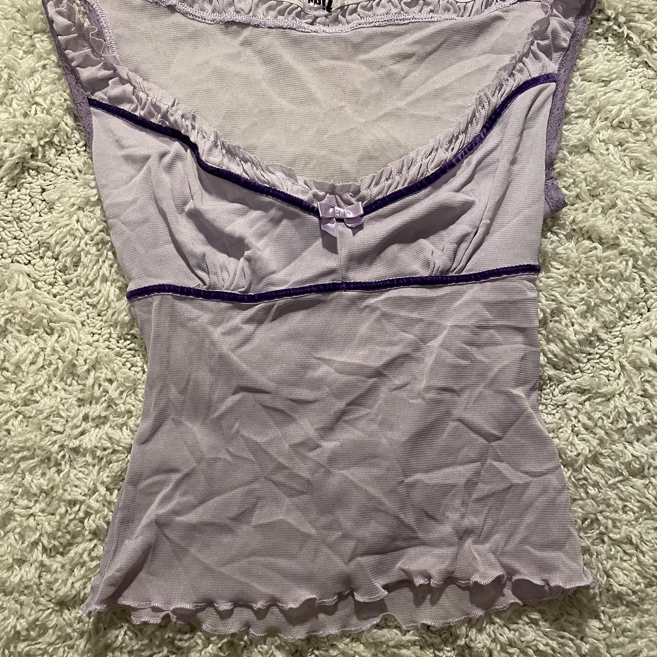 Beautiful Unif “Mars Top”. Super cute purple color,... - Depop