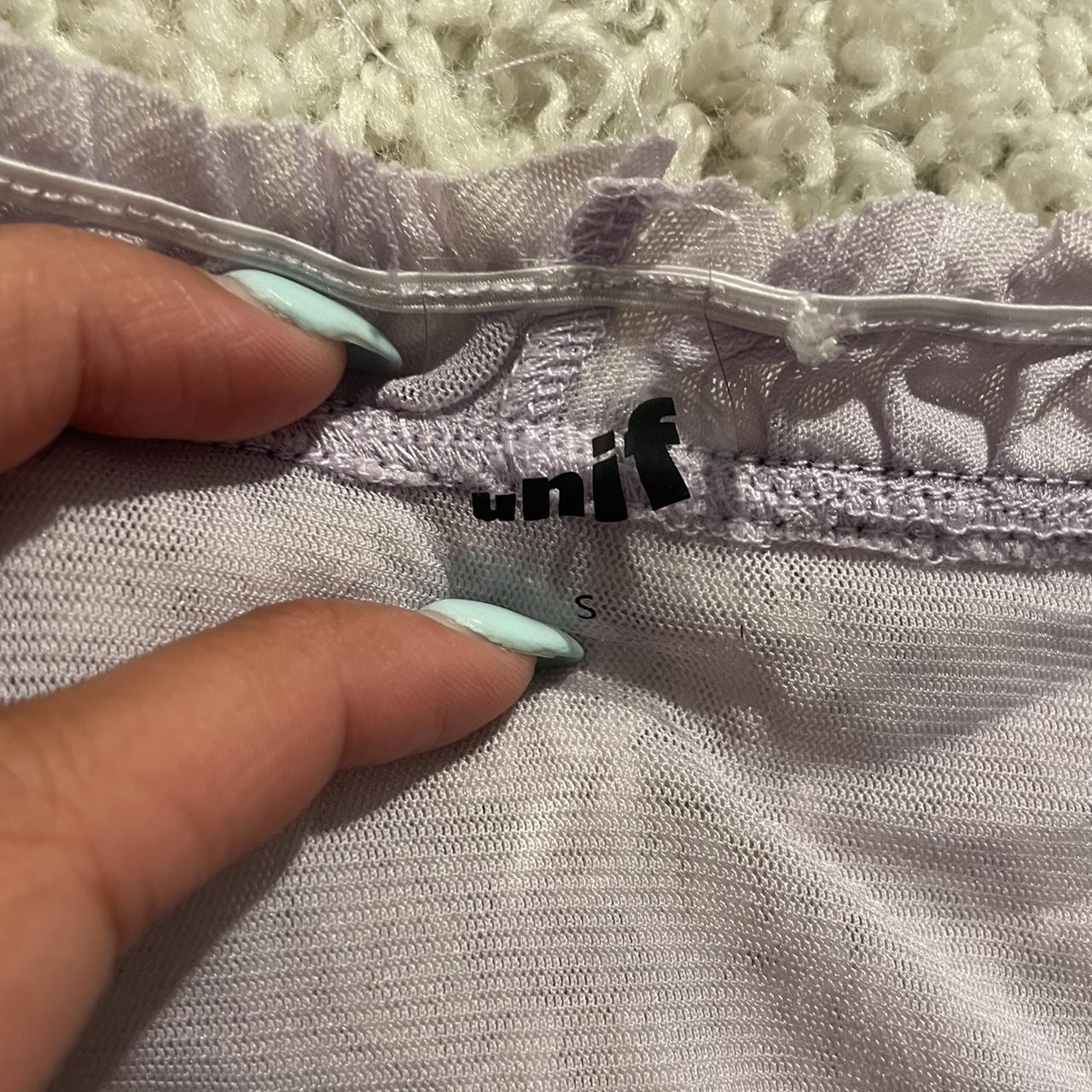 Beautiful Unif “Mars Top”. Super cute purple color,... - Depop