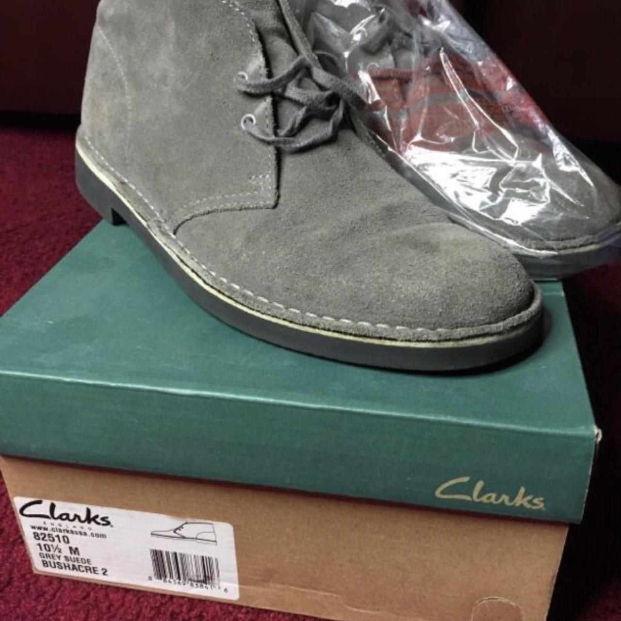 Clarks Men's Grey Boots | Depop