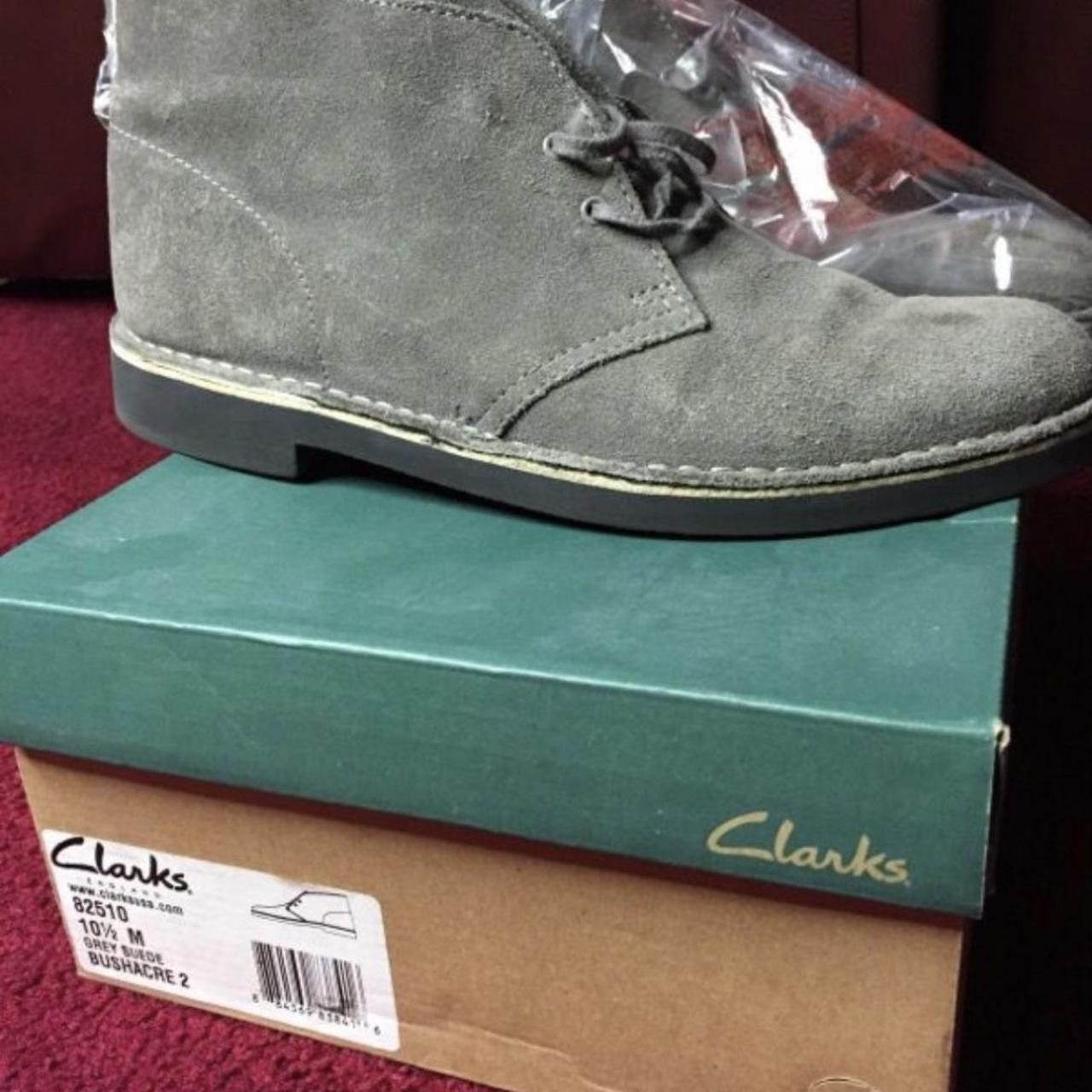 Clarks Men's Grey Boots | Depop