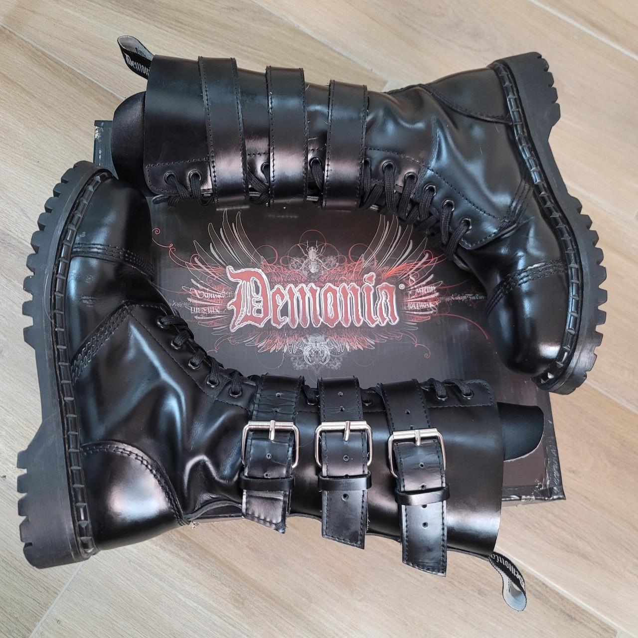 Demonia Gravel 14 Boots *Rare/Discontinued Size... - Depop