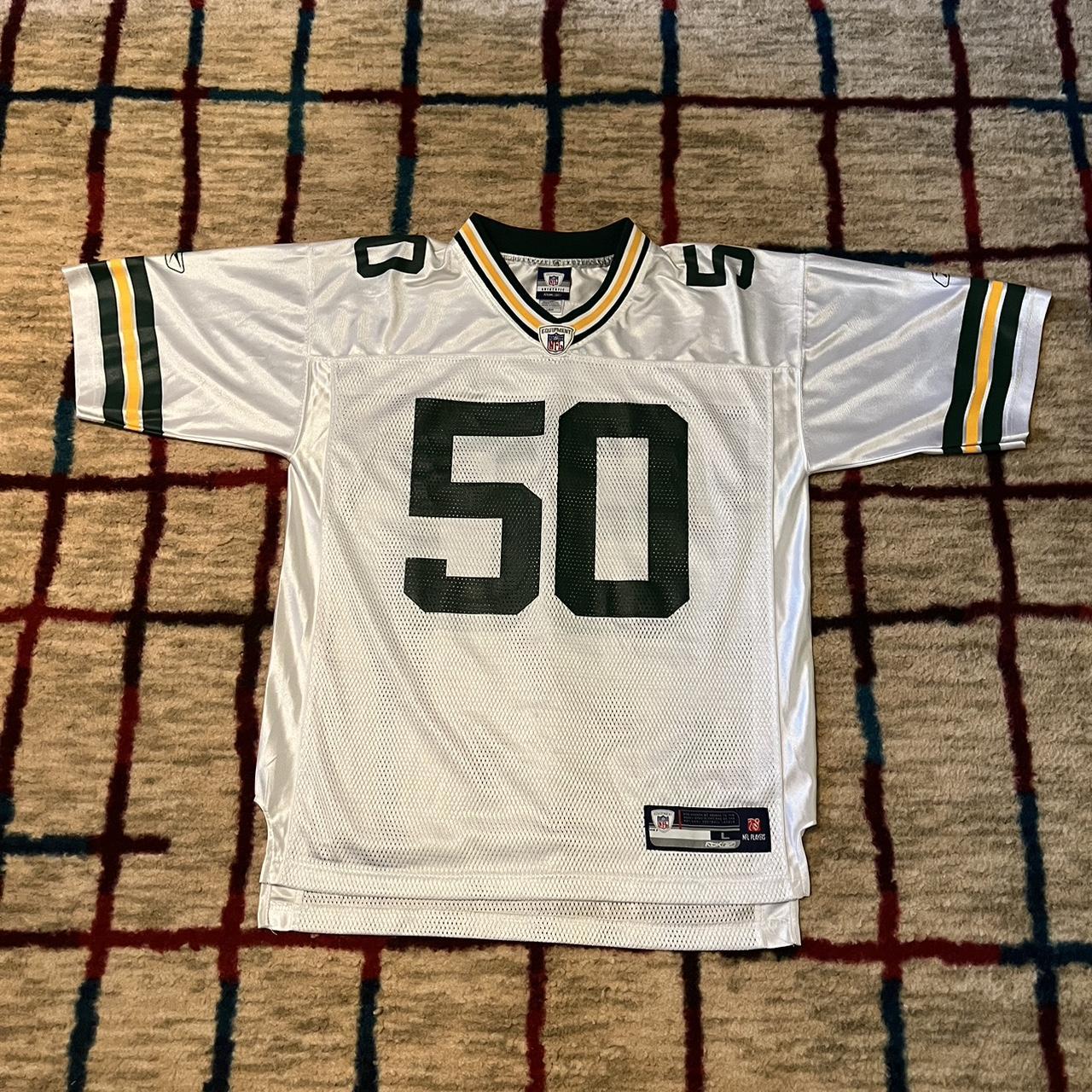 Reebok Green Bay Packers AJ Hawks NFL jersey... - Depop