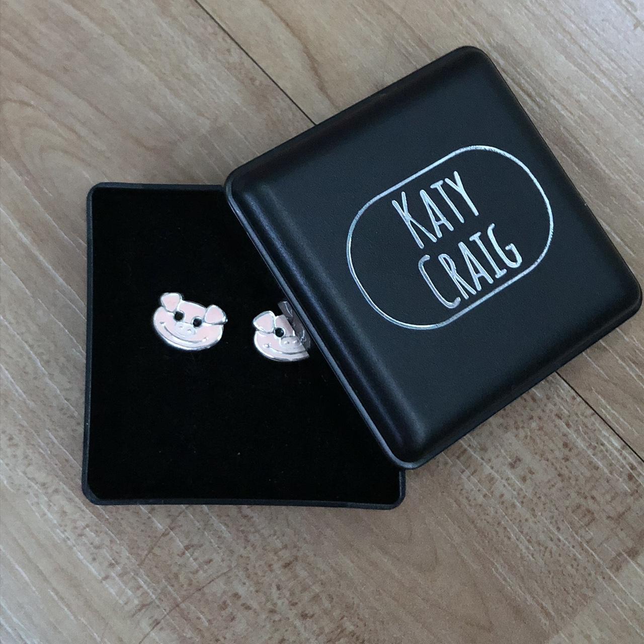 katy craig silver sterling pig earrings. sterilised... - Depop