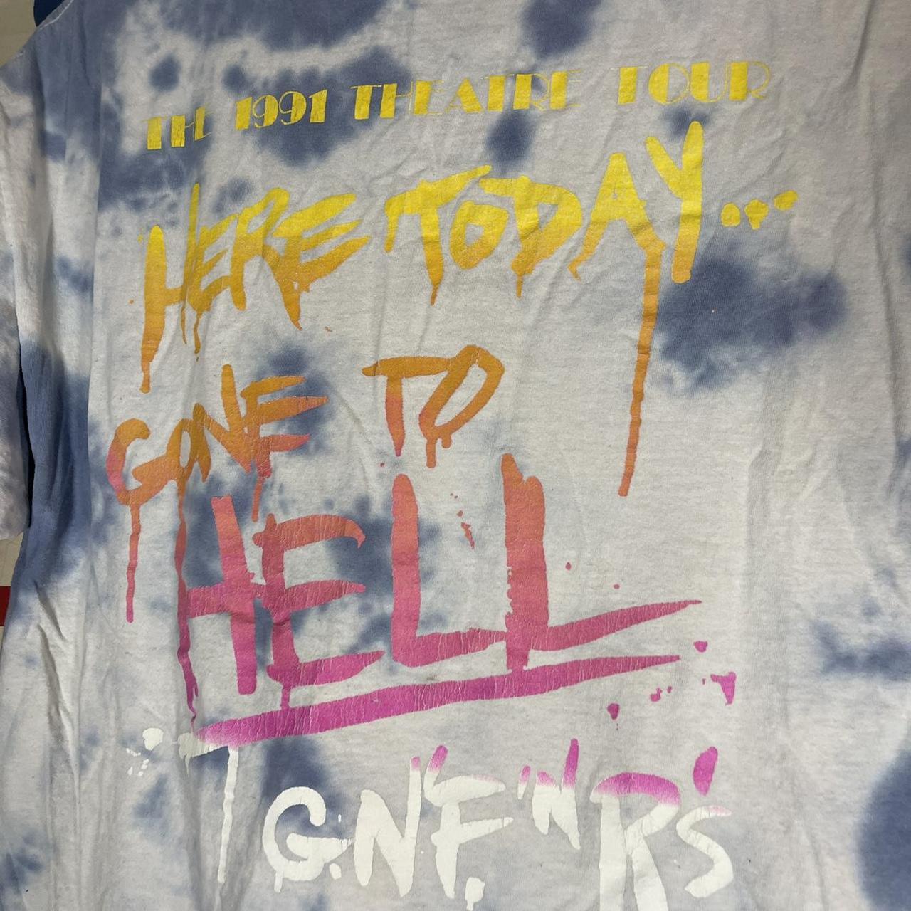 Guns n Roses Tie Dye Retro 1991 GNFnR T-Shirt FREE... - Depop